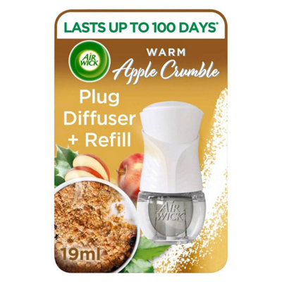 AirWick Electrical Plug In Kit & Refills Warm Apple Crumble 19ml