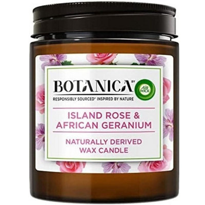 Airwick Wax Candle Island Rose & African Geranium | DIY at B&Q