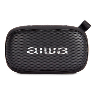 Aiwa BS-110BK Black Portable Bluetooth Speaker - Black