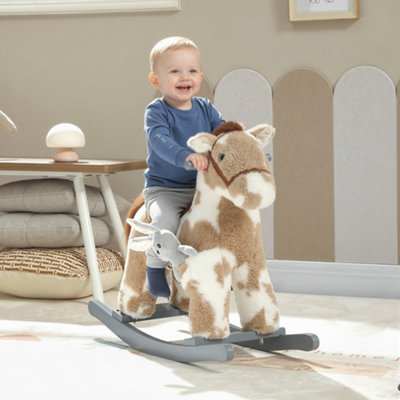 AIYAPLAY Baby Rocking Horse, Animal Rocker with Sound and Toy