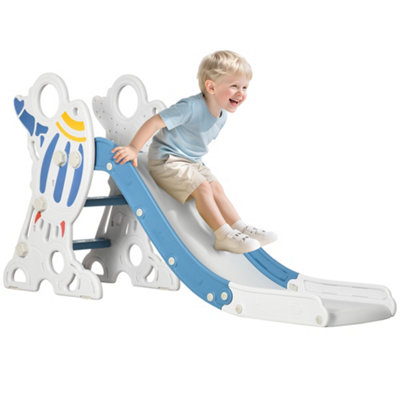 AIYAPLAY Baby Slide Freestanding Slide for Kids 1.5-3 Years Space Theme ...