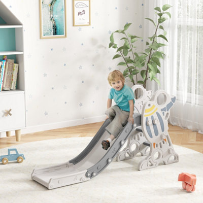 AIYAPLAY Baby Slide Freestanding Slide for Kids 1.5-3 Years Space Theme ...