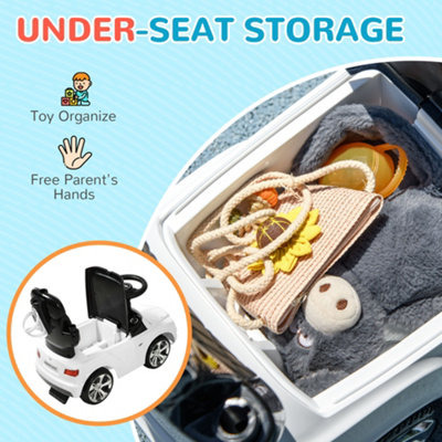 AIYAPLAY Bentley Bentayga Licensed Baby Push Car w/ Under Seat Storage ...