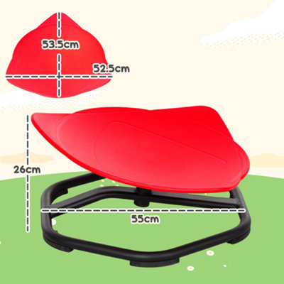 AIYAPLAY Sensory Spinning Chair for Kids, for Balance, Coordination, Red