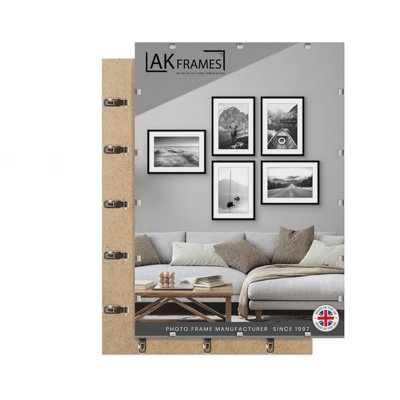 AK FRAMES 100X70CM FRAMELESS CLIP FRAME WITH SHATTER-RESISTANT PERSPEX ...