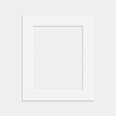 AK Frames 12x10 White Picture Mounts to Fit 9x7 Aperture Size - Mount ...
