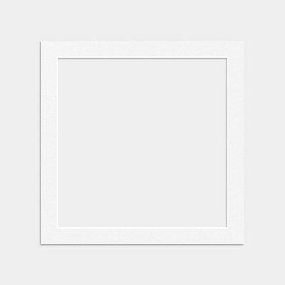 AK Frames 12x12 White Picture Mounts to Fit 10x10 Aperture Size - Mount ...