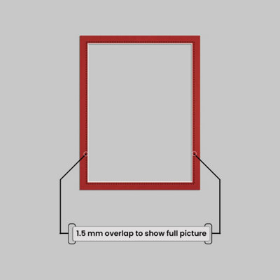 AK Frames 16x12 Crimson Picture Mounts to Fit 12x8 Aperture Size ...
