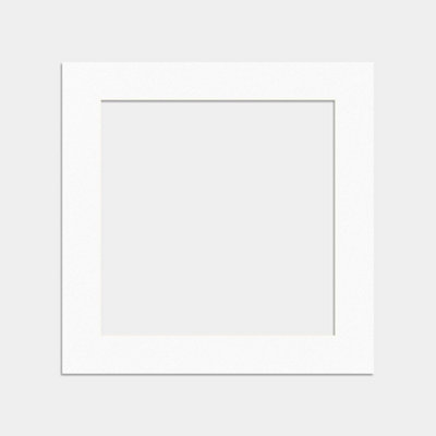 AK Frames 40x40 cm Ice White Picture Mounts to Fit 30x30 cm Photo Frames