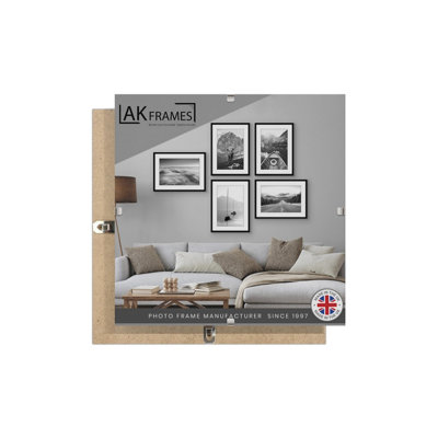 AK Frames 5X5 Frameless Clip Frame with Shatter-Resistant Perspex ...
