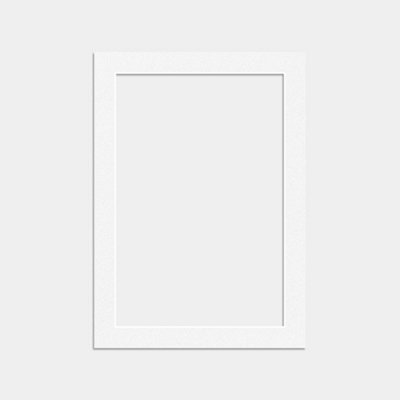 AK Frames 7x5 White Picture Mounts to Fit 6x4 Aperture Size - Mount ...