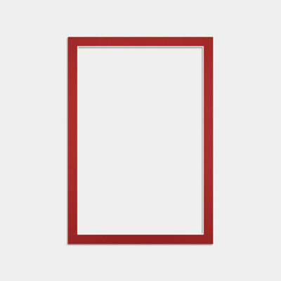 AK Frames 90x70 cm Crimson Picture Mounts to Fit 80x60 cm Photo Frames