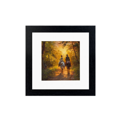 AK FRAMES BLACK 50X50CM FRAME WITH 40X40CM MOUNT AND PERSPEX FRONT