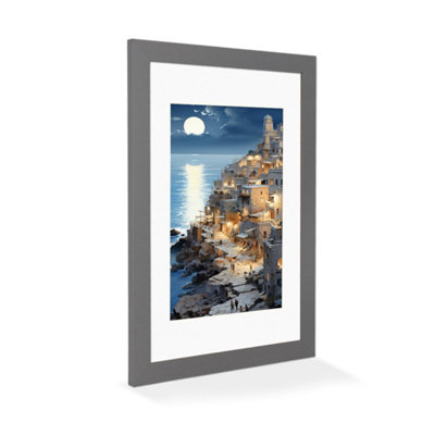 AK FRAMES DARK GREY A2 FRAME WITH A3 MOUNT AND PERSPEX FRONT