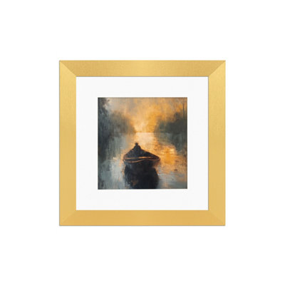 AK Frames GOLD 50x50CM Frame with 40x40CM Mount and Perspex Front