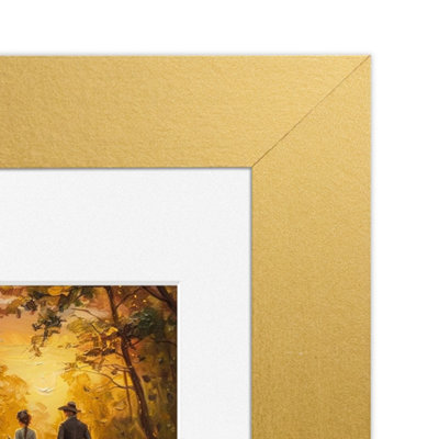 AK Frames Gold A5 Frame with A6 Mount and Perspex Front