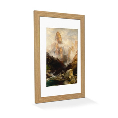 AK Frames Light Oak A2 Frame with A3 Mount and Perspex Front