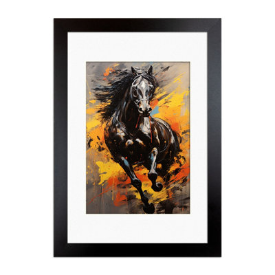 AK Frames Matte Black 60x40CM Frame with A3 Mount and Perspex Front