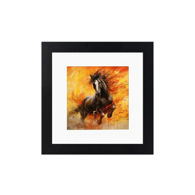 AK FRAMES MATTE BLACK 60X60CM FRAME WITH 40X40 MOUNT AND PERSPEX FRONT