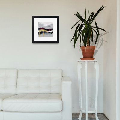 AK Frames Matte Black 60x60CM Frame with 40x40 Mount and Perspex Front