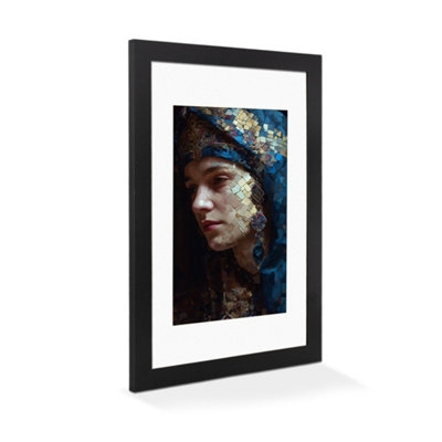 AK Frames Matte Black A2 Frame with A3 Mount and Perspex Front