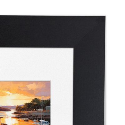 AK Frames Matte Black A2 Frame with A3 Mount and Perspex Front