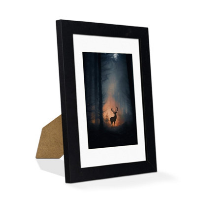AK Frames Matte Black A5 Frame with A6 Mount and Perspex Front