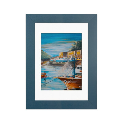 AK FRAMES NAVY BLUE A5 FRAME WITH A6 MOUNT AND PERSPEX FRONT