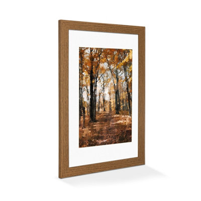 AK Frames OAK 60x40CM Frame with A3 Mount and Perspex Front