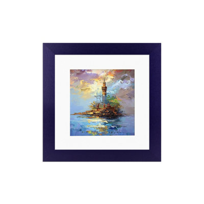 AK Frames PURPLE 50x50CM Frame with 40x40CM Mount and Perspex Front