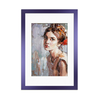 AK Frames Purple A2 Frame with A3 Mount and Perspex Front