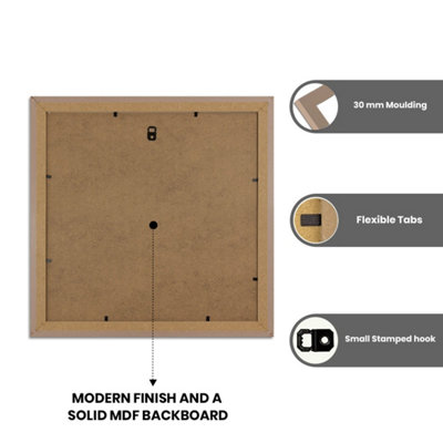 AK Frames Rose Gold 60x60CM Frame with 40x40 Mount and Perspex Front