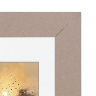 AK Frames Rose Gold 60x60CM Frame with 40x40 Mount and Perspex Front