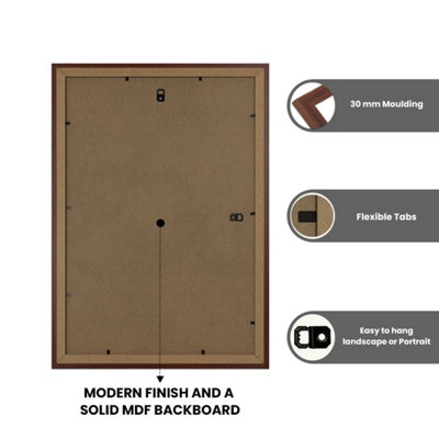 AK Frames Rose Wood 70x50CM Frame with 50x40CM Mount and Perspex Front