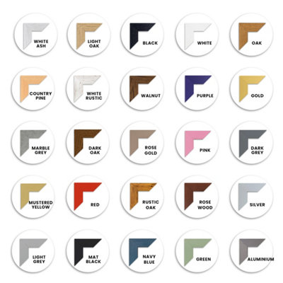 AK Frames Walnut 6x4 Frame with 4x3 Mount and Perspex Front