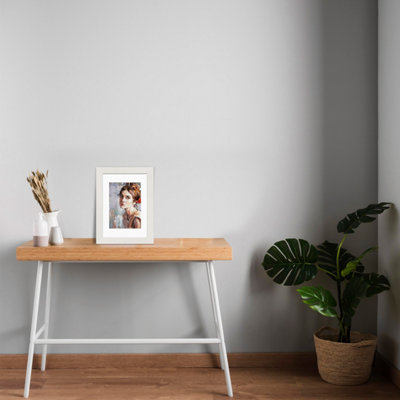 AK Frames White 12x10 Frame with 10x8 Mount and Perspex Front