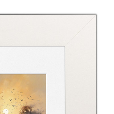 AK FRAMES WHITE A5 FRAME WITH A6 MOUNT AND PERSPEX FRONT