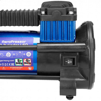 alca 12V Air Compressor Battery Connected For Car Van Motorhome Tyres ...