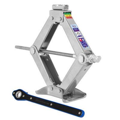 alca Car Scissor Lift Jack With Speed Ratchet Vehicle Lifting Tool Kit ...