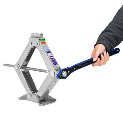 alca Car Scissor Lift Jack With Speed Ratchet Vehicle Lifting Tool Kit ...