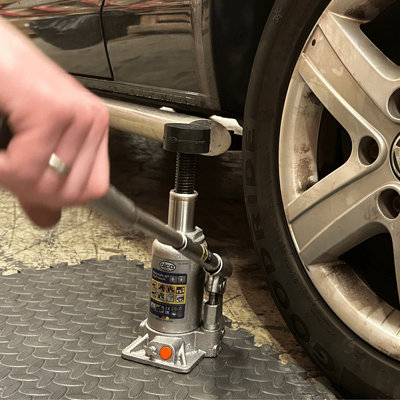 alca Hydraulic Car Bottle Jack 5 Ton Lifting Stand With Rubber Pad ...