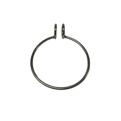 Alderney Anchor Retrieval Ring with Rings (Stainless Steel Marine Rope ...