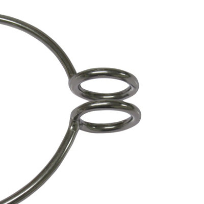 Alderney Anchor Retrieval Ring with Rings (Stainless Steel Marine Rope ...