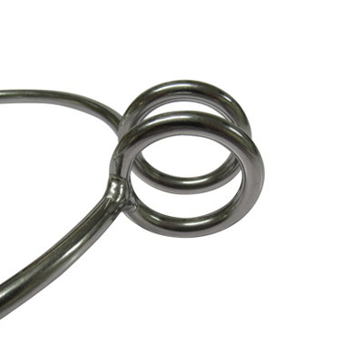Alderney Anchor Retrieval Ring with Rings (Stainless Steel Marine Rope ...