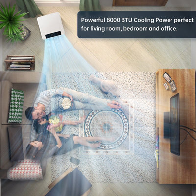ALECOME Portable Air Conditioner 3-in-1 Air Conditioner Dehumidifier ...