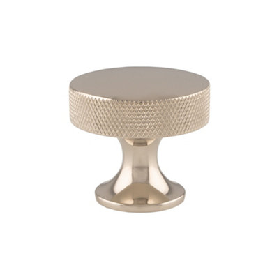 Alexander & Wilks Berlin Cupboard Knob - Polished Nickel - 38mm