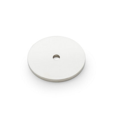 Alexander & Wilks Circular Backplate - Polished Nickel - Diameter 35mm