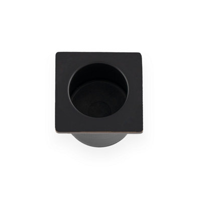 Alexander & Wilks Sliding Door Finger Edge Pull (Square) Black