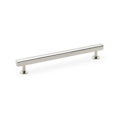 Alexander & Wilks Square T-Bar Cabinet Pull Handle - Polished Nickel ...