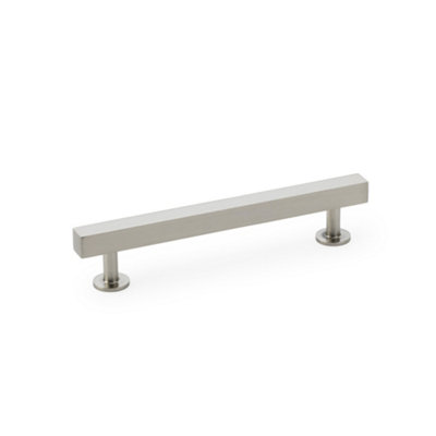 Alexander & Wilks Square T-Bar Cabinet Pull Handle - Satin Nickel ...